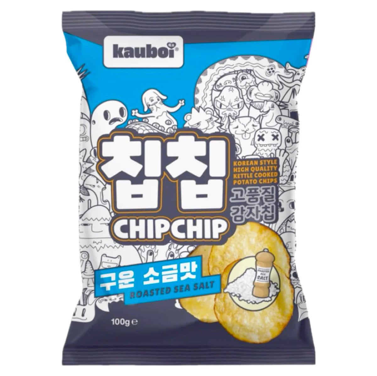 Kauboi Chip Chip Roasted Sea Salt Flavour 100g – Asian Online Superstore UK