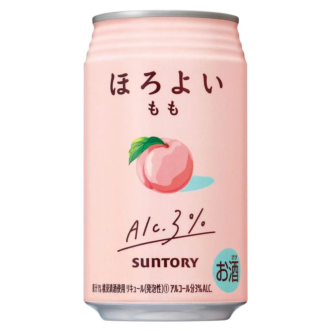 Suntory Horoyoi Peach Flavoured Cocktail Drink (3%Alc. Vol) 350ml ...