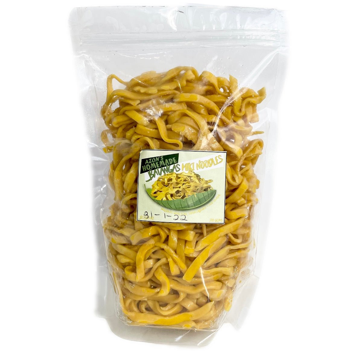 Azon’s Homemade Batangas Miki Noodles (Pre-Cooked) 500g – Asian Online ...