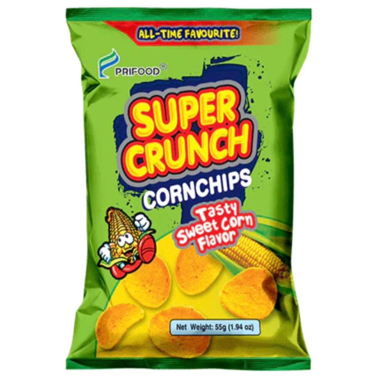 Prifood Super Crunch Corn Chips Sweetcorn Flavour 55g – Asian Online ...