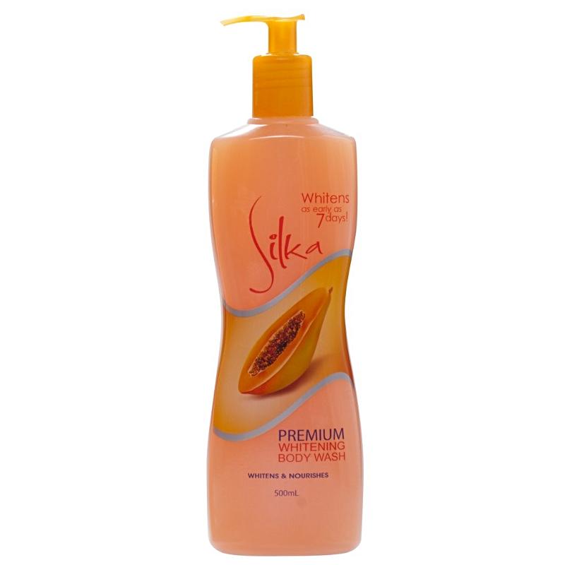 Silka Premium Skin Lightening Papaya Body Wash 500g – Asian Online ...