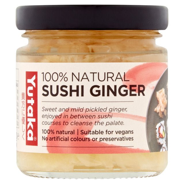 Yutaka 100% Natural Sushi Ginger (Pickled Ginger Slices) 120g – Asian ...